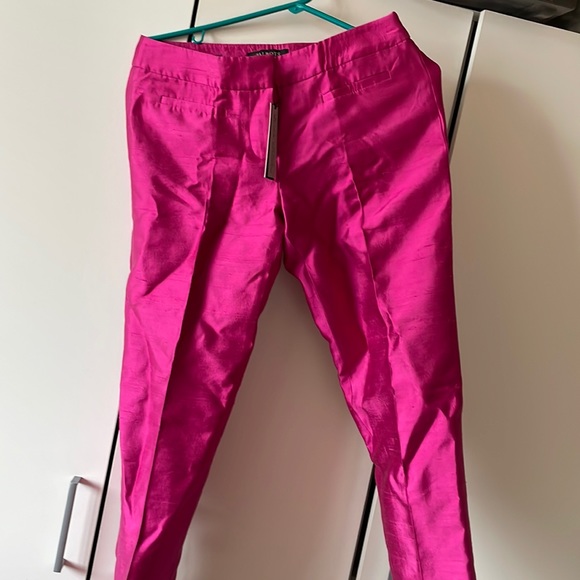 Talbots | Pants & Jumpsuits | Nwt Talbots Hot Pink Trouser Pants | Poshmark